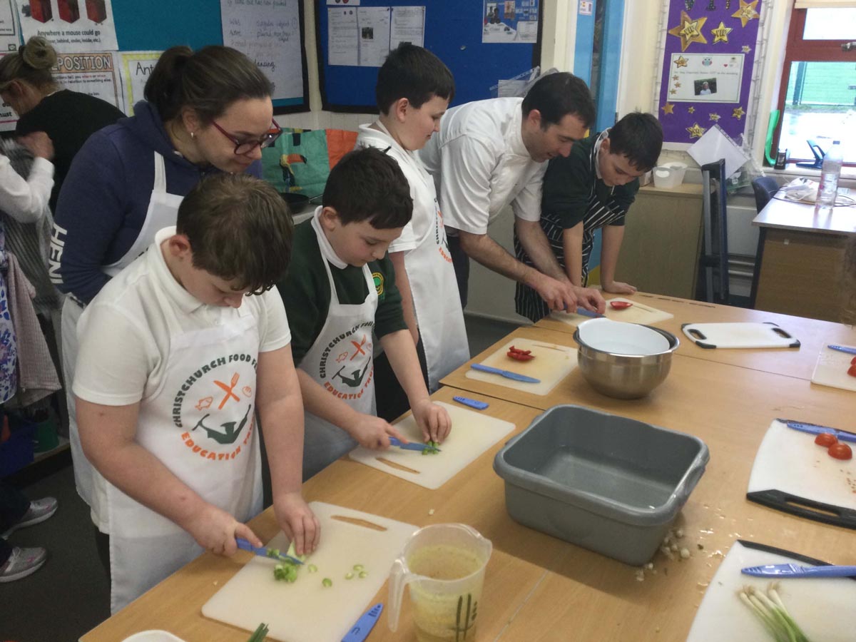Cookery Day at Burton School - Christchurch Food Festival Education Trust